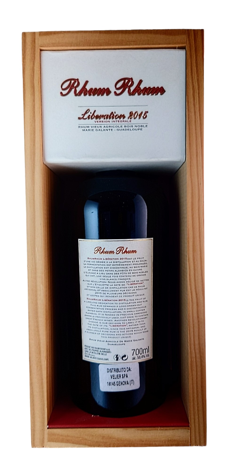 Bielle, Rhum Rhum Liberation 2015 Version Integrale Wood Box - Next Bottle