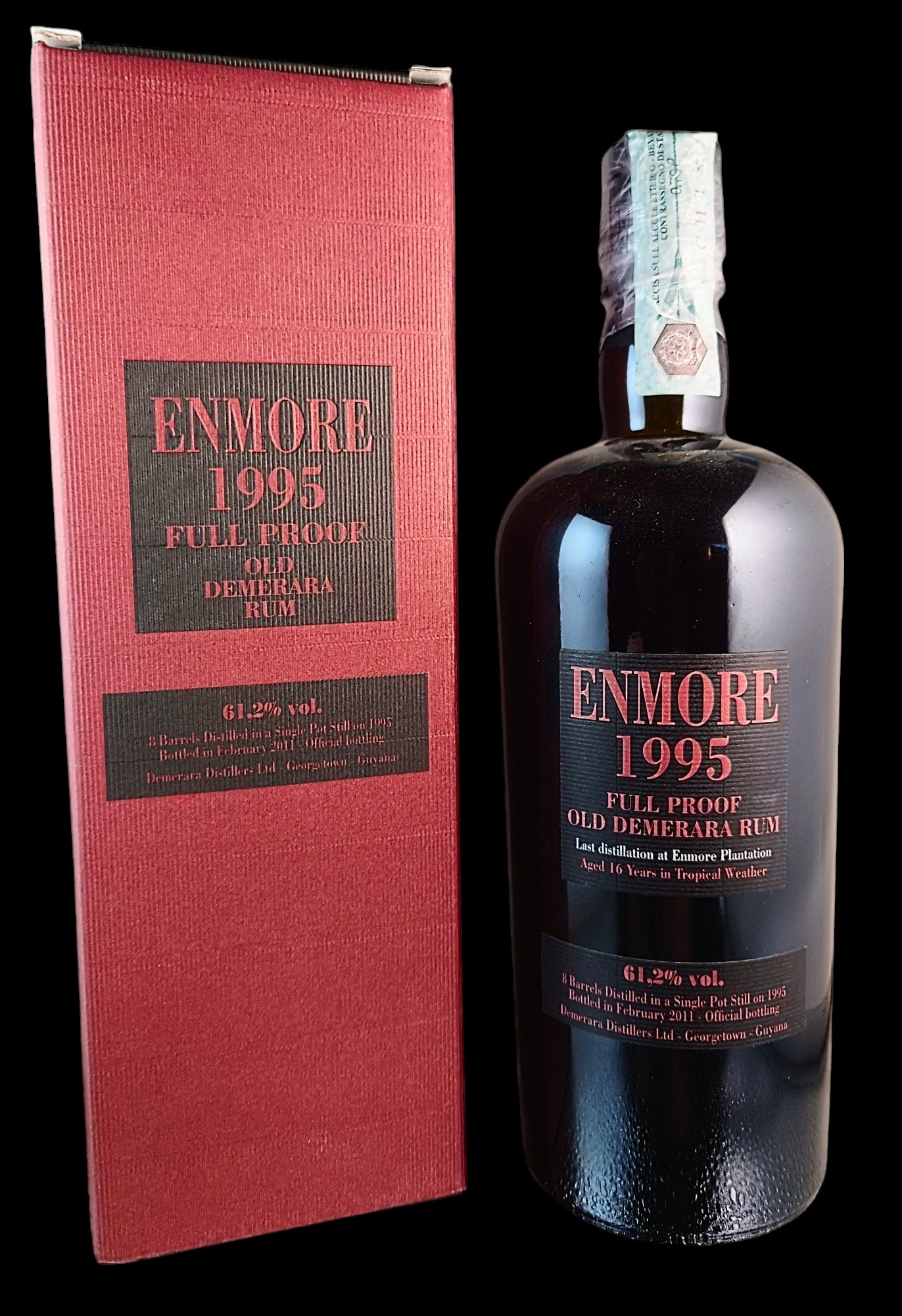 Enmore, 1995 ELCR Velier Full Proof Demerara Rum. 16 year Old. - Next ...